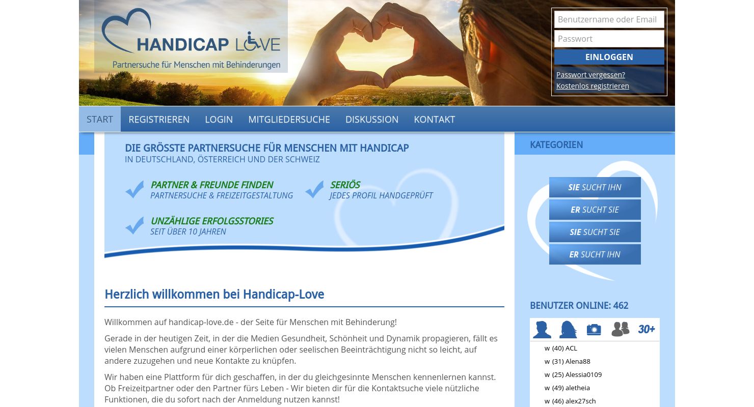 100 online dating: Singleborse fur menschen mit handicap